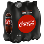 COCA COLA ZERO PET 6X1L - Prik en Tik Zele